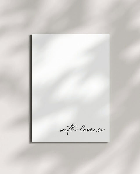 With Love Greeting Card – Connie Anne